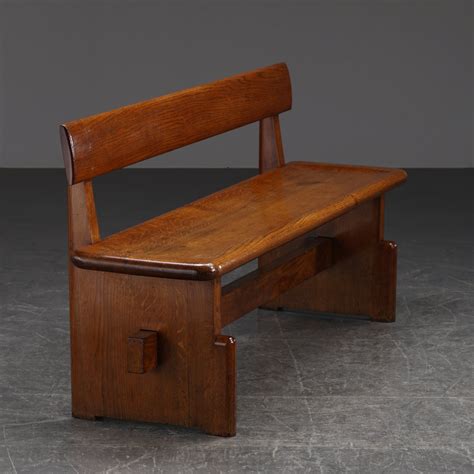 Dutch Architectural Bench 1940s 267637
