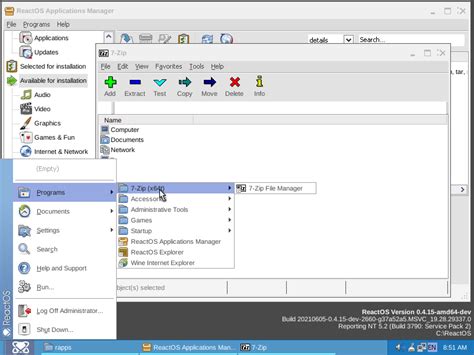 Reactos On Twitter Support For 64 Bit Apps Is Implemented In Reactos Applications Manager We