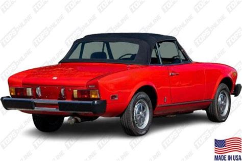 1967 Through 1979 Fiat 124 Spider Convertible Tops And Accessories