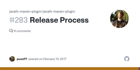 Release Process · Issue 283 · Javafx Maven Pluginjavafx Maven Plugin