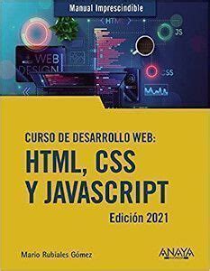 Mejores libros para aprender CSS HTML y JavaScript en español