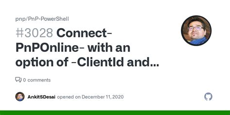 Connect PnPOnline With An Option Of ClientId And ClientSecreat Connects Successfully But Then