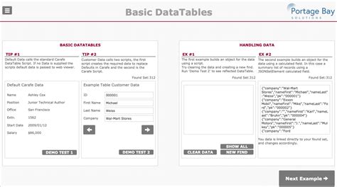 Free Demo The Power Of DataTables