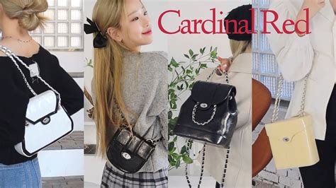 명품 안 부러운 매번 최애를 갱신하는 카디널레드 가방 총리뷰👜🖤event 하우아백 멍크백 아울로백 하디백 Youtube