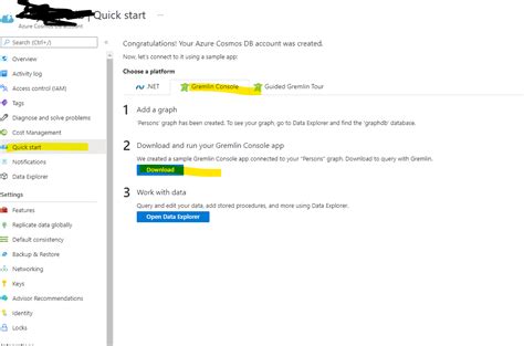 azure cosmos db create graph database manually microsoft qanda