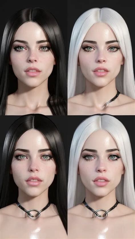 Dopamine Girl A 8k High Detail Photo Full Body Shot Of Billie Eilish