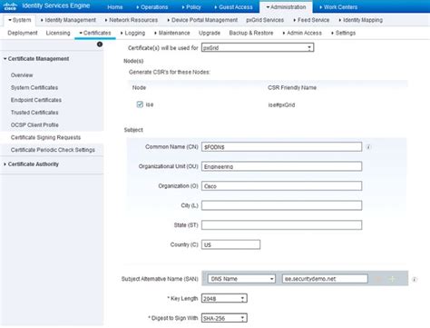 ise adding certificates to ise and creating certificate profiles cisco community