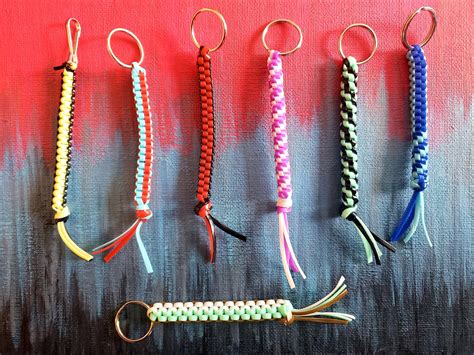 Personalized Braided Keyrings Boondoggle Keychain Gimp Plastic Lacing Keychain Back To School Personalized Braided Keyrings Boondoggle Keychain Gimp Plastic Lacing Keychain Back To School