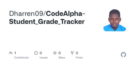 Github Dharren Codealpha Student Grade Tracker