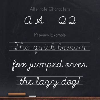 Teaching Cursive Dotted Letters Tracing Font Handwriting By Lewis Creative