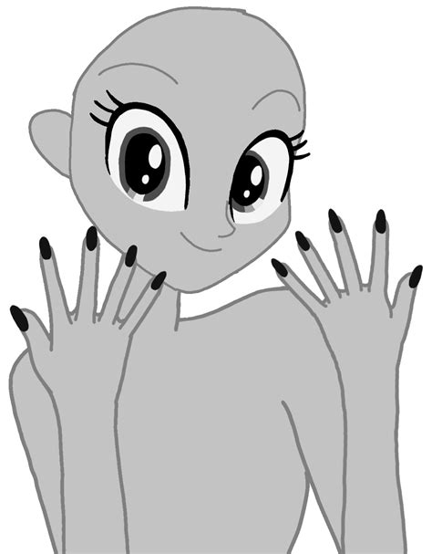 Eqg Base Model Showing Her Fingernails Updated By Chrismc373 On