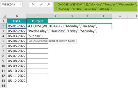Weekday Function In Excel Formula Examples How To Use