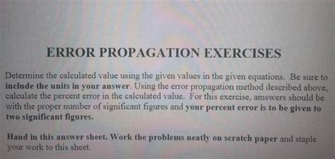 Solved Determine The Calculated Value Using The Given Values Chegg Com