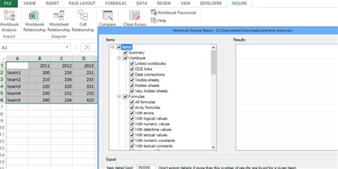 how to activate and use the inquire tab best excel tutorial