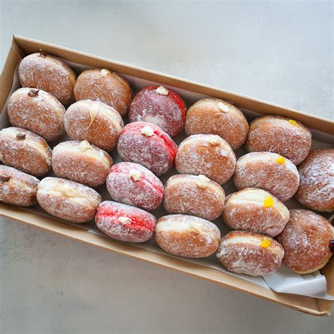 Assorted Dusted Doughnuts Catering Pack Doughnut World Adelaide