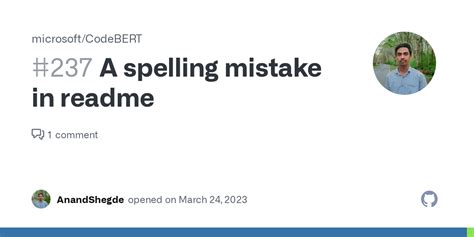 a spelling mistake in readme · issue 237 · microsoft codebert · github