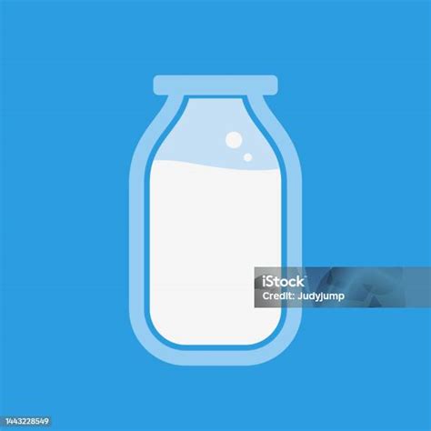 우유 아이콘 벡터입니다 우유 병 아이콘입니다 Ux 및 Ui에 대한 농업 아이콘의 윤곽선 벡터 요소가 있는 간단한 색상입니다 0명에 대한 스톡 벡터 아트 및 기타 이미지
