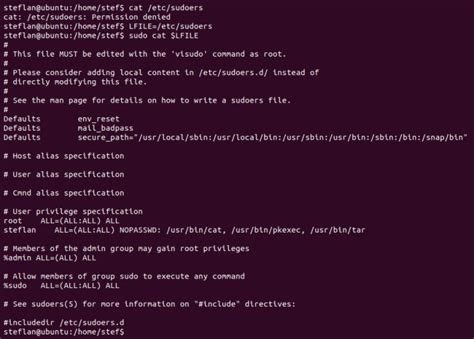 Linux Privilege Escalation Sudo Commandsbinaries Steflans