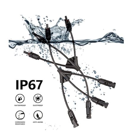 Комплект съединители тип Mc4 X3 1 5kw за паралелно свързване на
