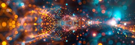 Mesmerizing Abstract Visualization Showcasing The Dynamic And Intricate Patterns Of Quantum