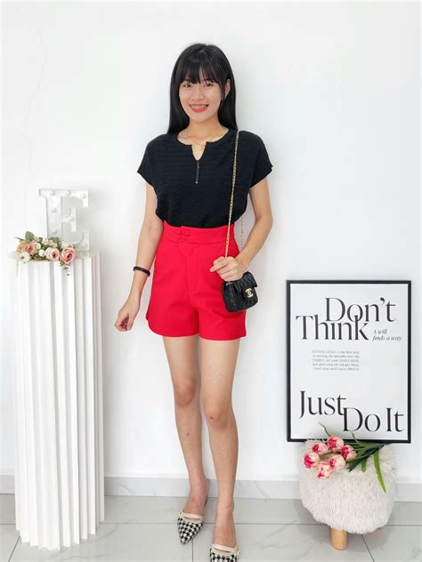 收腰结高品罗马短裤 C22139 B8 Ee House Fashion