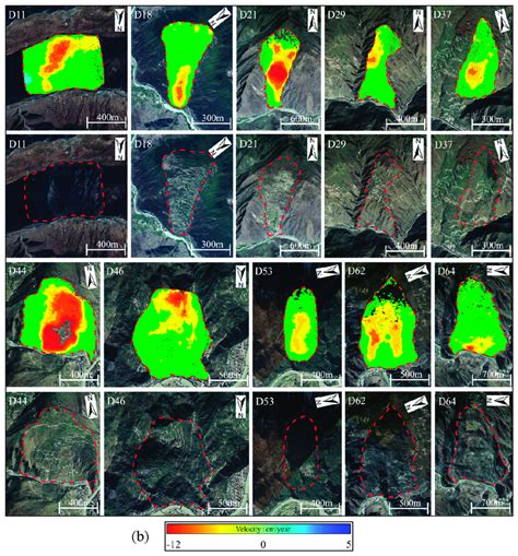 A Sentinel−1 Ascending Data Enlarged Deformation Rate Maps And