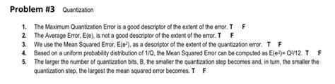Solved Problem 3 Quantization 1 The Maximum Quantization