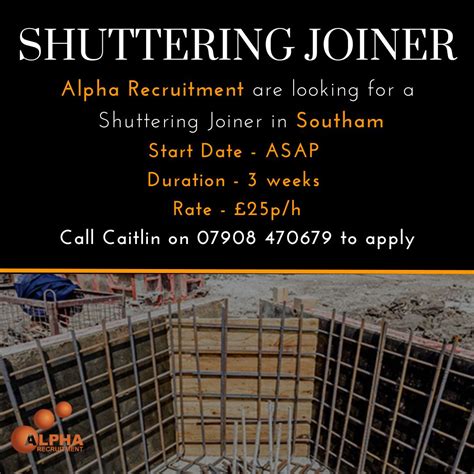 Alpha Recruitment Uk Alphajobs On Linkedin Shuttering