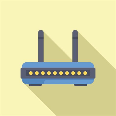 Blue Wifi Router Providing Wireless Signal For Internet Connection