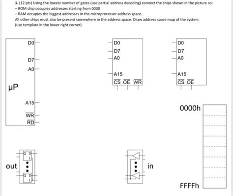 solved 1 12 pts using the lowest number of gates use