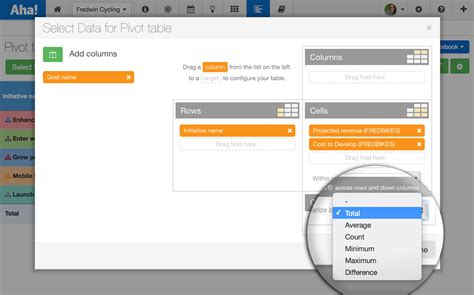 Just Launched — Enhanced Pivot Table Reports Aha Software