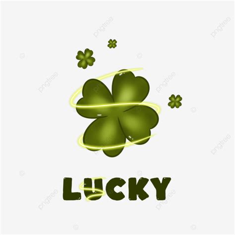 럭키 클로버 글로우 행운의 클로버 클로버 잎 불타는 듯한 빛깔 Png 일러스트 및 Psd 이미지 무료 다운로드 Pngtree