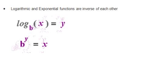 Exponential And Logarithmetic Relations Algebra2
