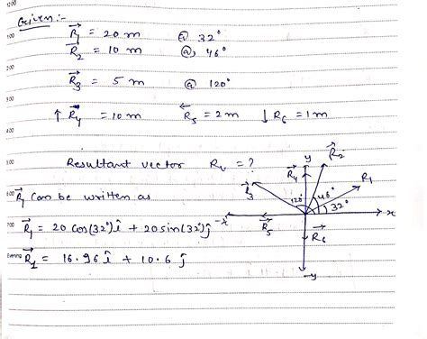 Solved How To Calculate Resultant Vector Course Hero