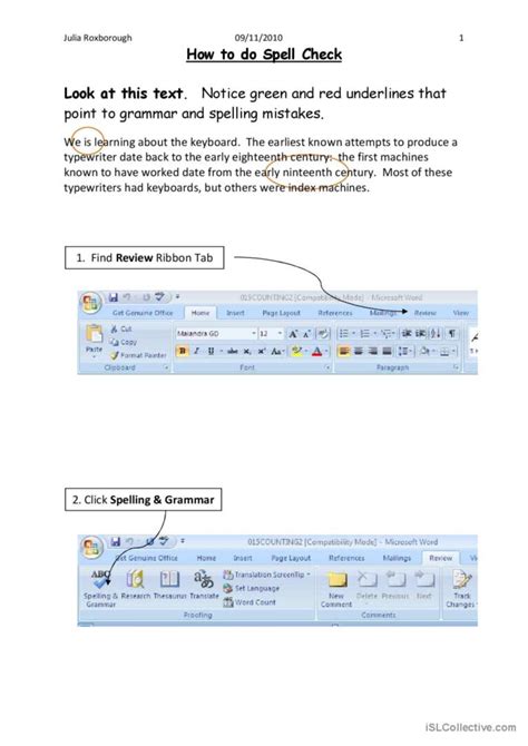 how to use spell check deutsch daf arbeitsblätter pdf and doc