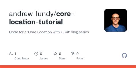 Github Andrew Lundycore Location Tutorial Code For A Core Location