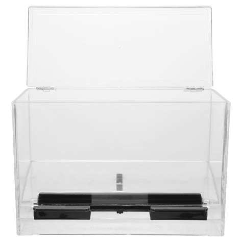 Clear Straw Dispenser Bulk Acrylic Drinking Straw Box For Straw Storage