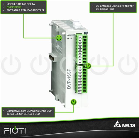 Clp Delta Dvp14ss211r Ihm Dop 107bv Modulo Io Dvp16sp11r Frete Grátis