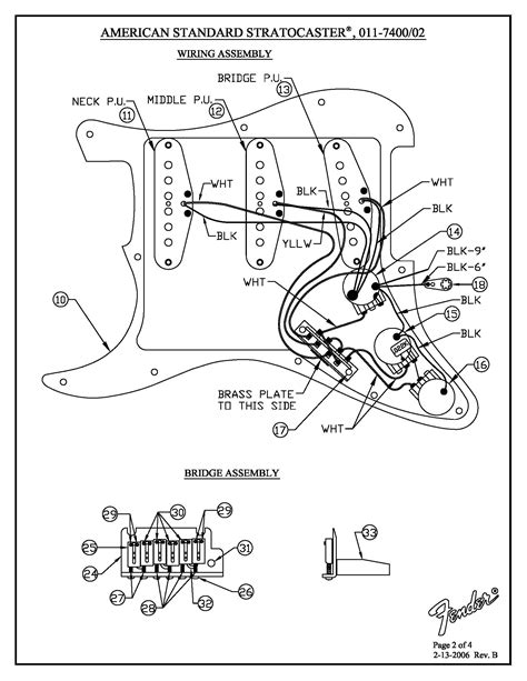 Fender Standard Stratocaster Wiring Diagram Circuit Diagram