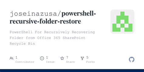 Github Joseinazusapowershell Recursive Folder Restore Powershell