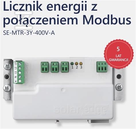 Licznik Energii Trójfazowy Solaredge Se Mtr 3y 400v A 5 Lat Gwarancji