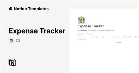 Expense Tracker Template by Johnny | Notion Marketplace
