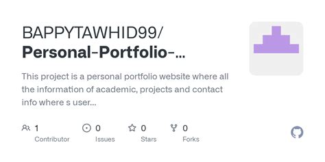 GitHub BAPPYTAWHID Personal Portfolio Website Using Html CSS Python And Javascript This