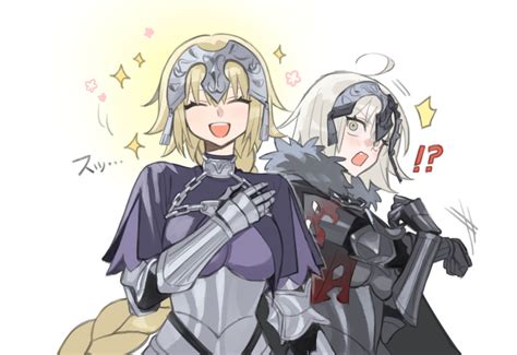 Safebooru 2girls Armor Blonde Hair Breasts Fategrand Order Fate