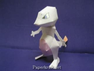 Paperkraft Net Mewtwo Papercraft