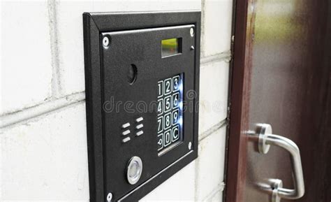 Door With Security Code Stock Image Image Of Password 74930879