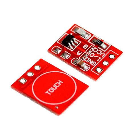 Capacitive Touch Sensor Ttp223 Red Ekostra Elecronics Store In Egypt