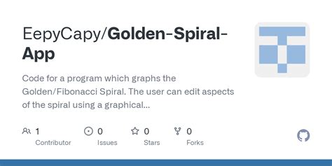 github eepycapy golden spiral app