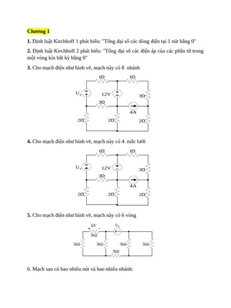 Bai tap chuong 1 (4) | PDF