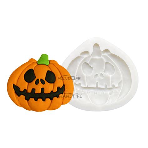Jack O 랜턴 할로윈 실리콘 케이크 베이킹 몰드 설탕 공예 초콜릿 컵케익 수지 도구 퐁당 장식 도구 Aliexpress